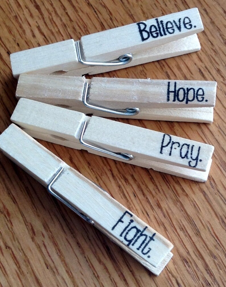 Decorative Clothespins Hand Stamped Magnetic Clips. - Etsy
