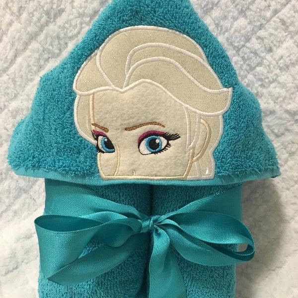 Elsa Hooded Towel - Etsy