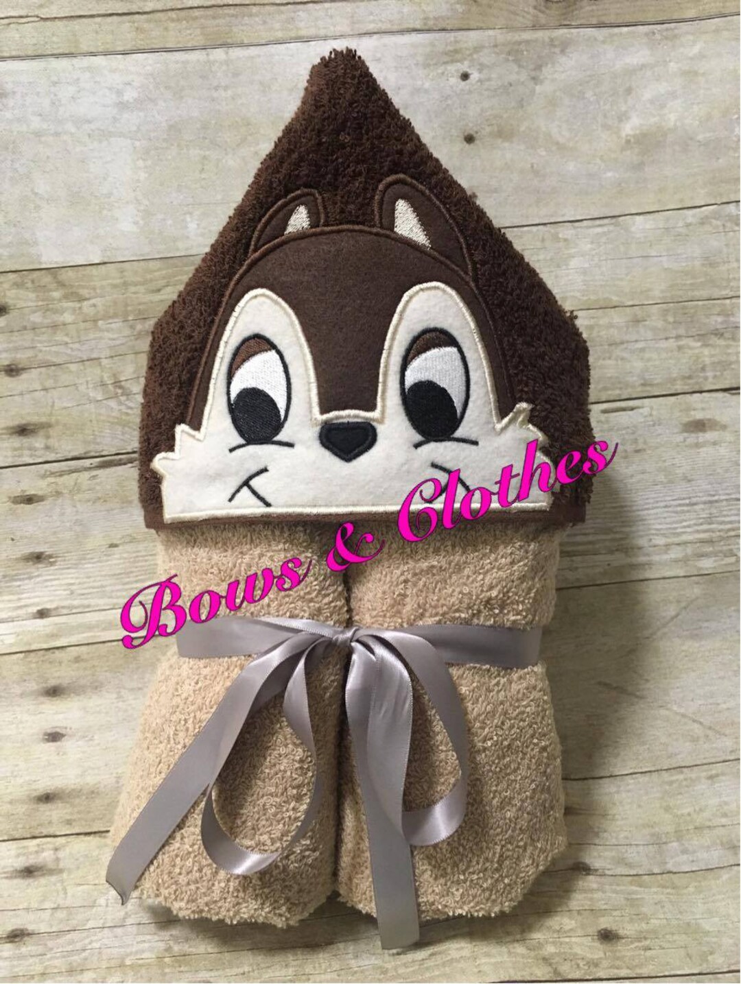 Chip Hooded Towel in the Hoop Design Digital Instant Download - Etsy