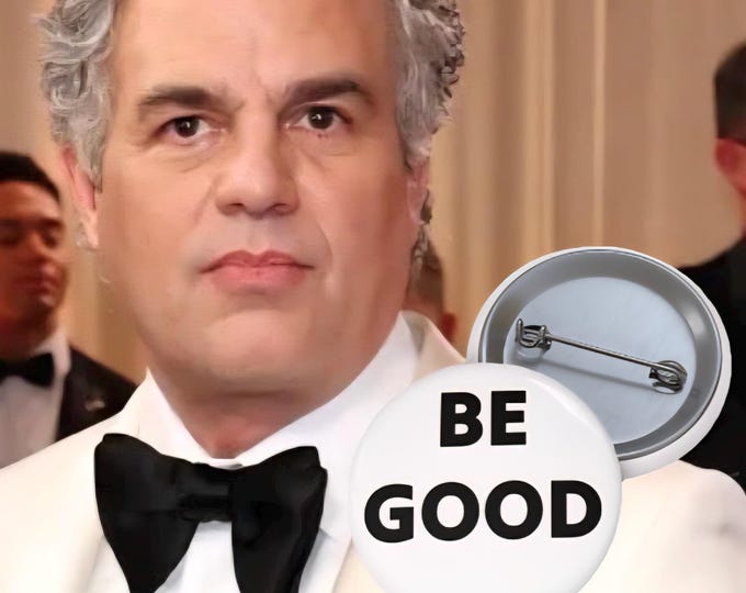BE GOOD Pin Button | Renee Good Mark Buffalo Pin Button, Positive ...