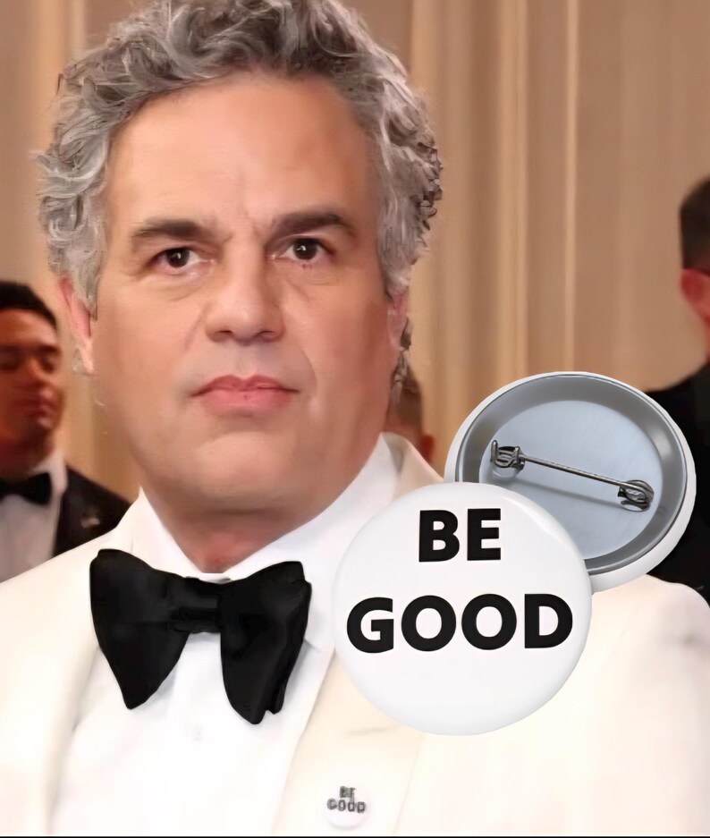 BE GOOD Pin Button | Renee Good Mark Buffalo Pin Button, Positive ...