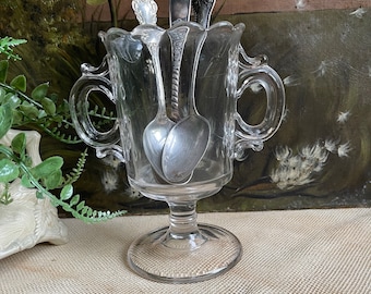 Victorian Antique Northwood Rare Three Legged Spooner Dish is Hand ...