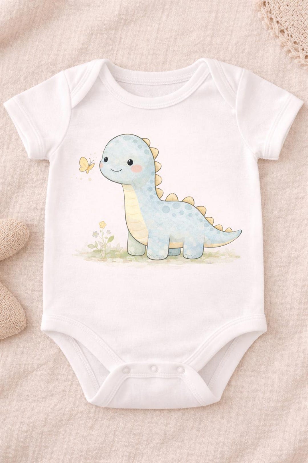 Baby Dinosaur Onesie-buddy Bronto Baby Bodysuit - Etsy