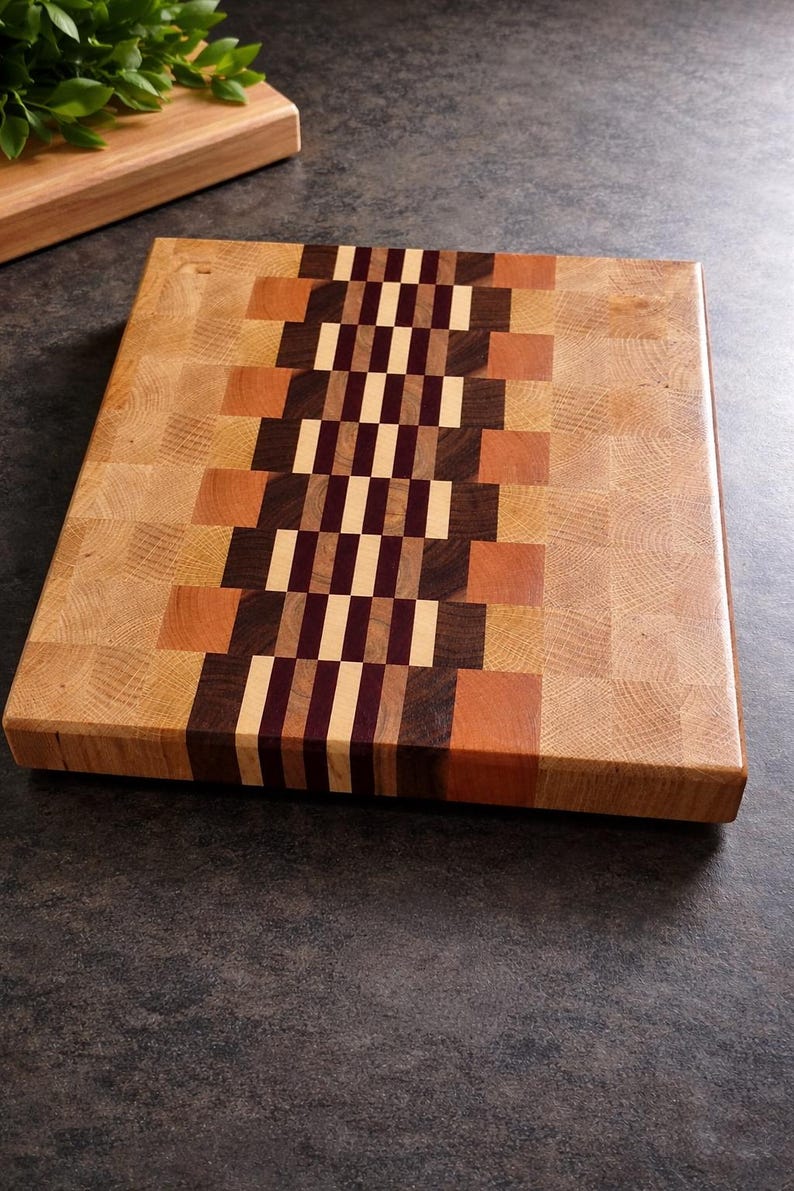 End Grain Cutting Board - Etsy
