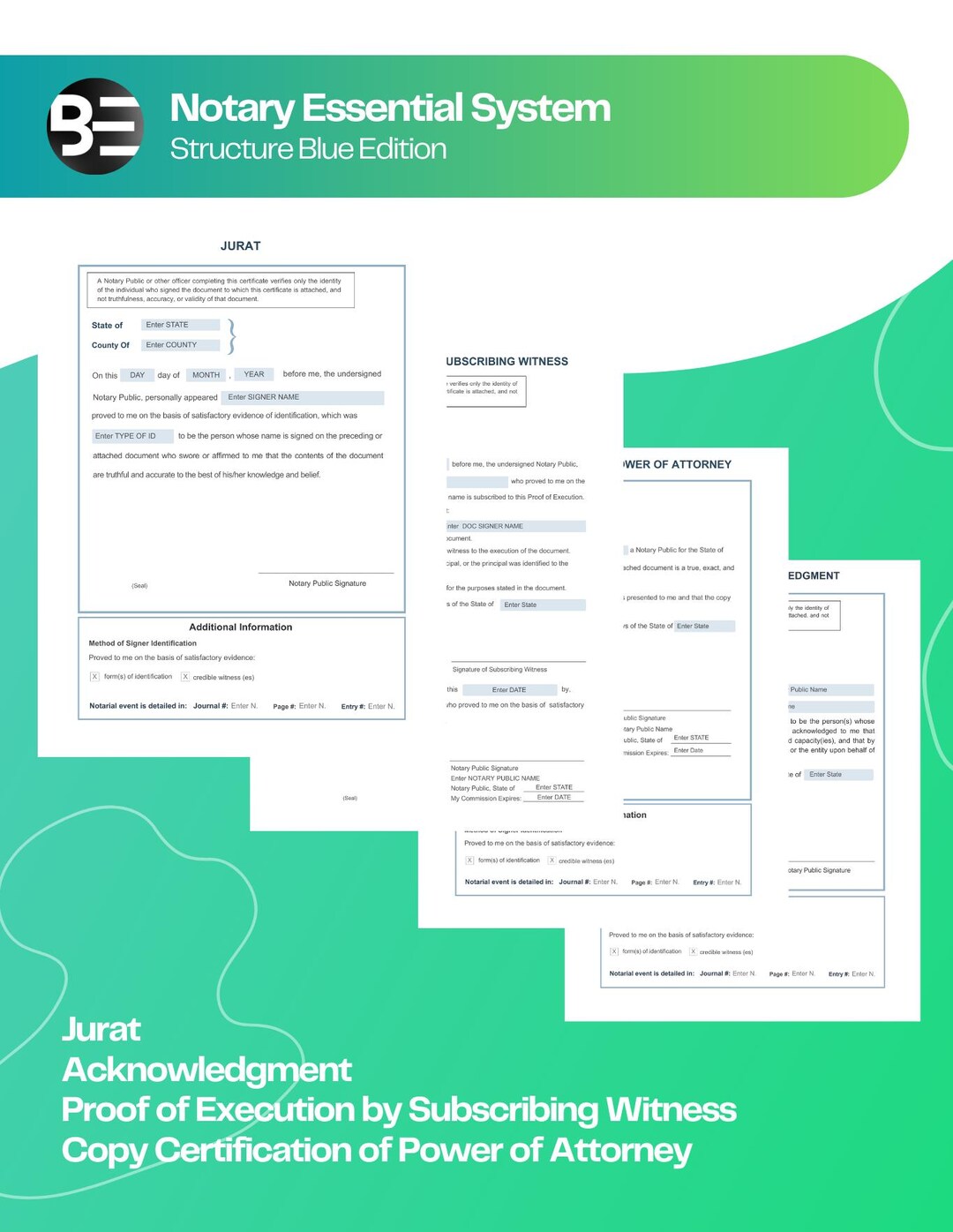 Notary Essential System | Editable Canva Notary Templates | Structure ...