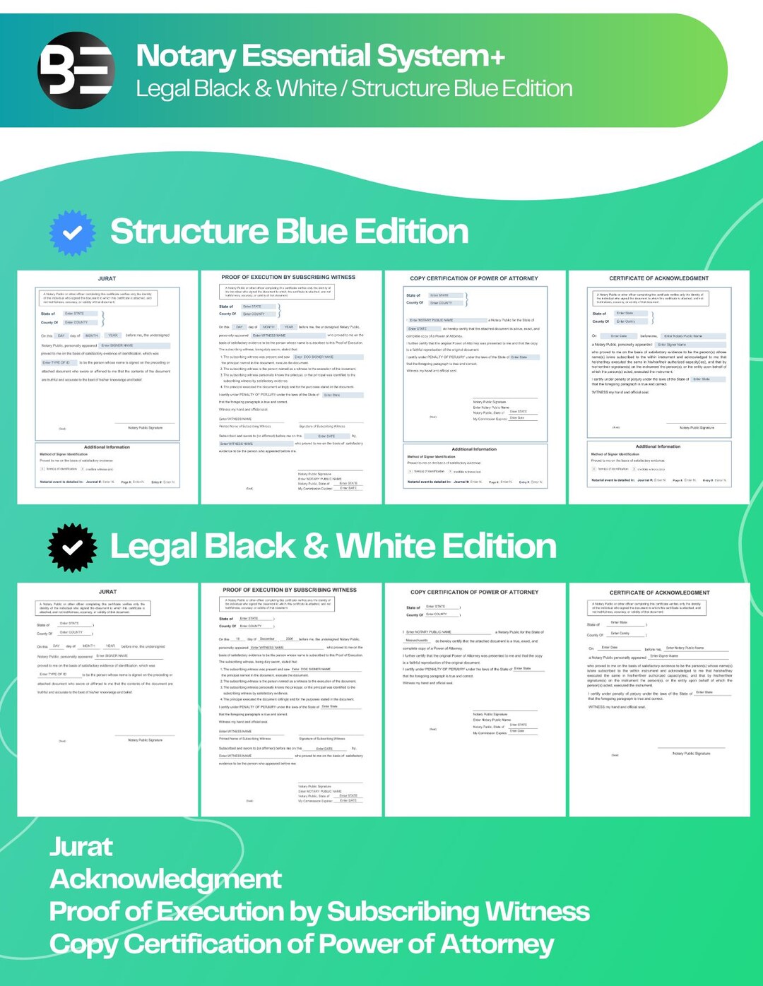 Notary Essential System+ | Editable Canva Notary Templates | Digital ...