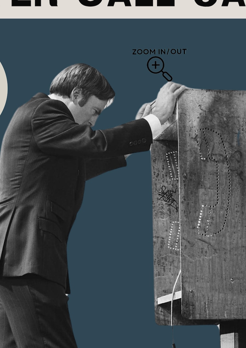 Better Call Saul Movie Poster, Vintage Tv Show Poster, Minimalist Art ...