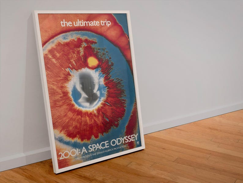 A Space Odyssey 2001 Movie Poster. Stanley Kubrick Movie. Keir Dullea ...