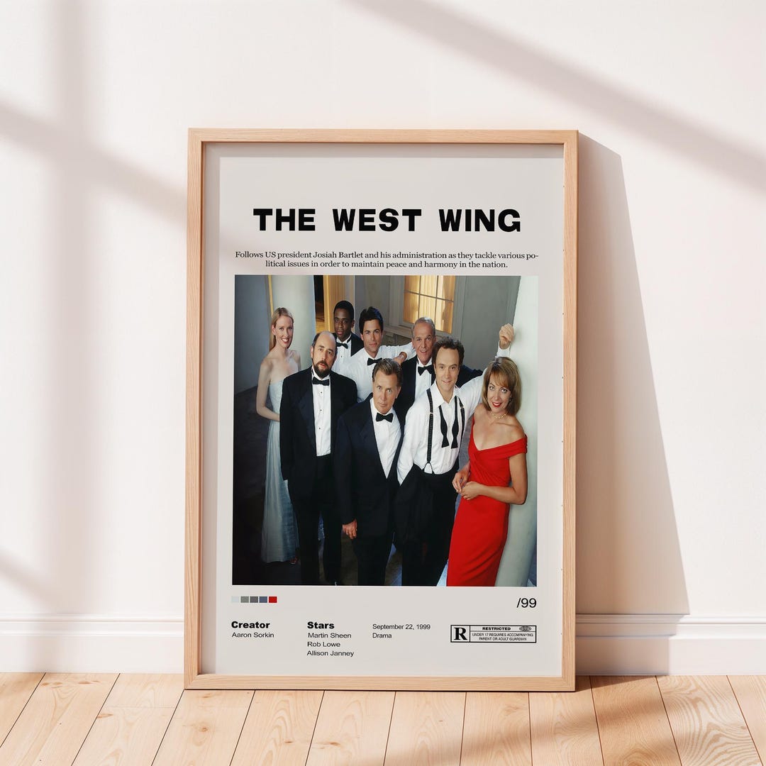 The West Wing Poster, Aaron Sorkin Movie, Jane Leeves, Martin Sheen ...
