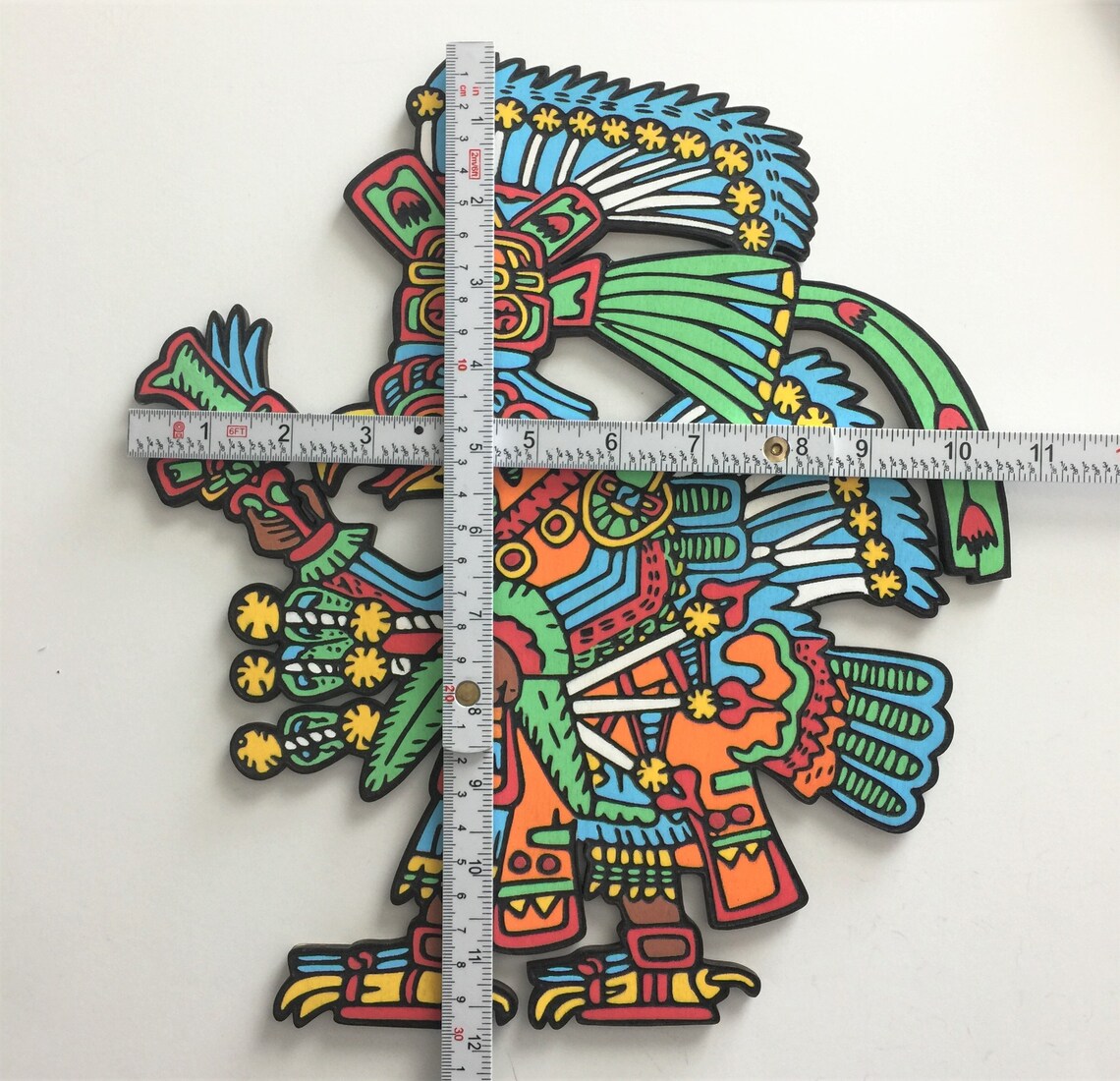 Aztec Eagle Feathered Bird Wall Art | Etsy