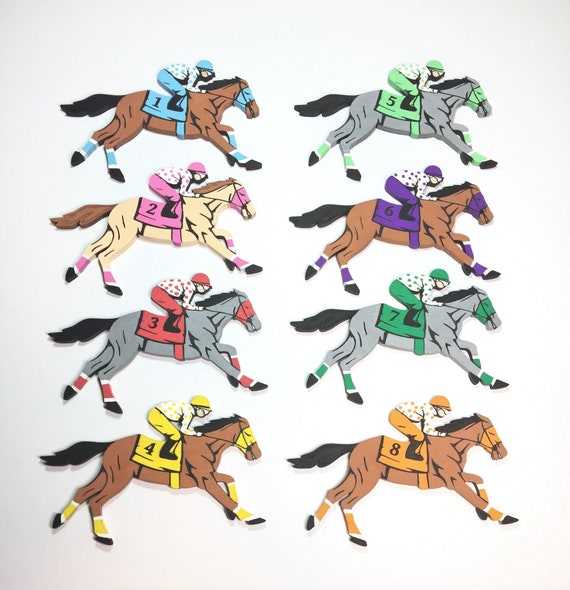Kentucky Derby Horse magnet Derby party decor - Etsy.de