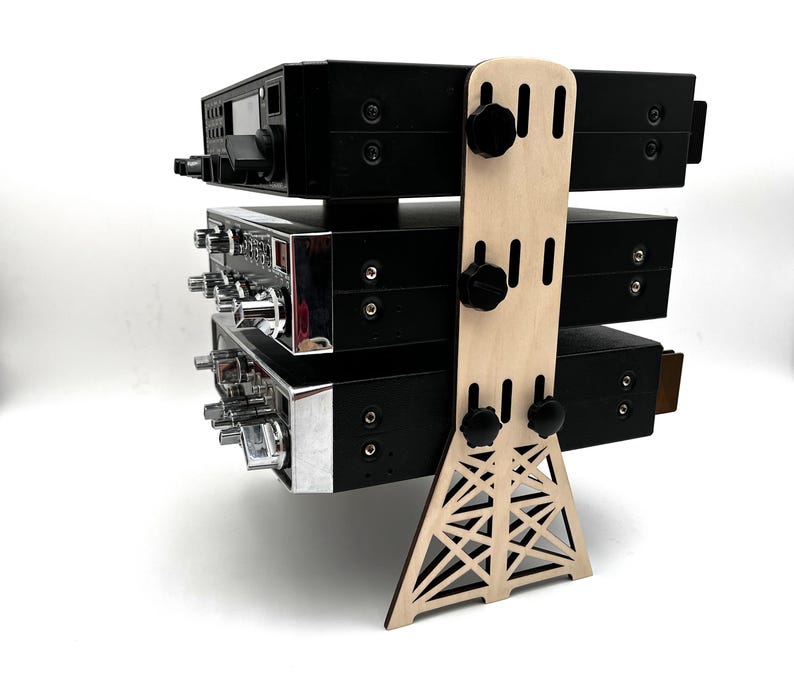 Ham CB Mobile Radio Desktop Stand Set for Using Your Mobile Radios on ...