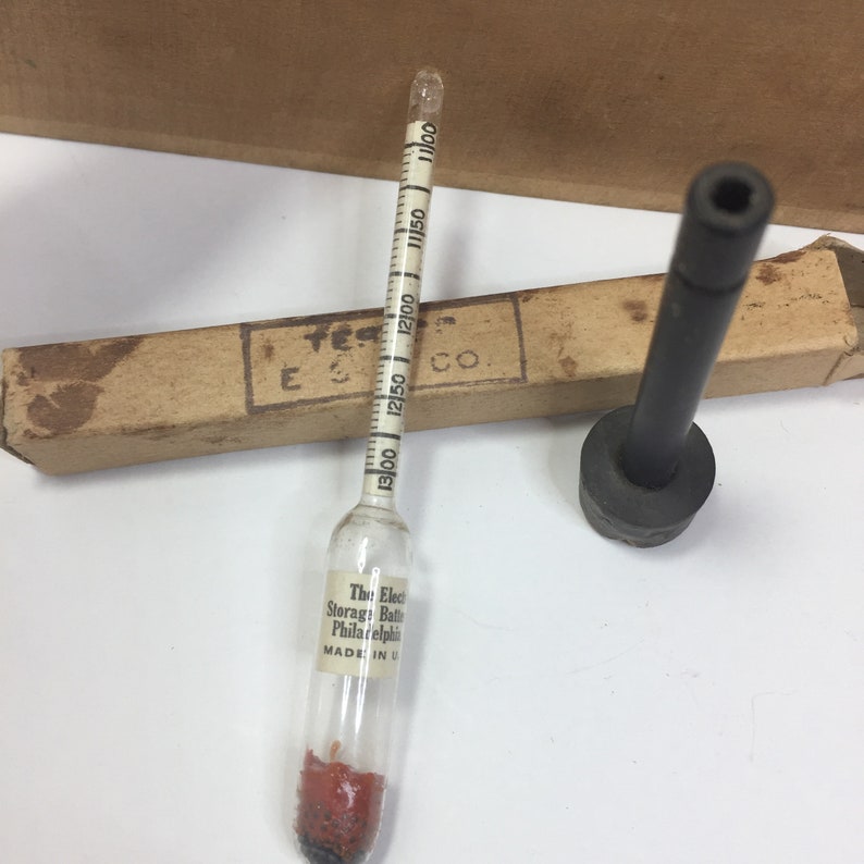 Hydrometer Syringe Type S-1, Electric Storage Battery Co - Etsy