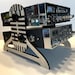 Ham CB Dual Mobile Radio Desktop Stand Set, Larger Size Holds 2 Radios ...