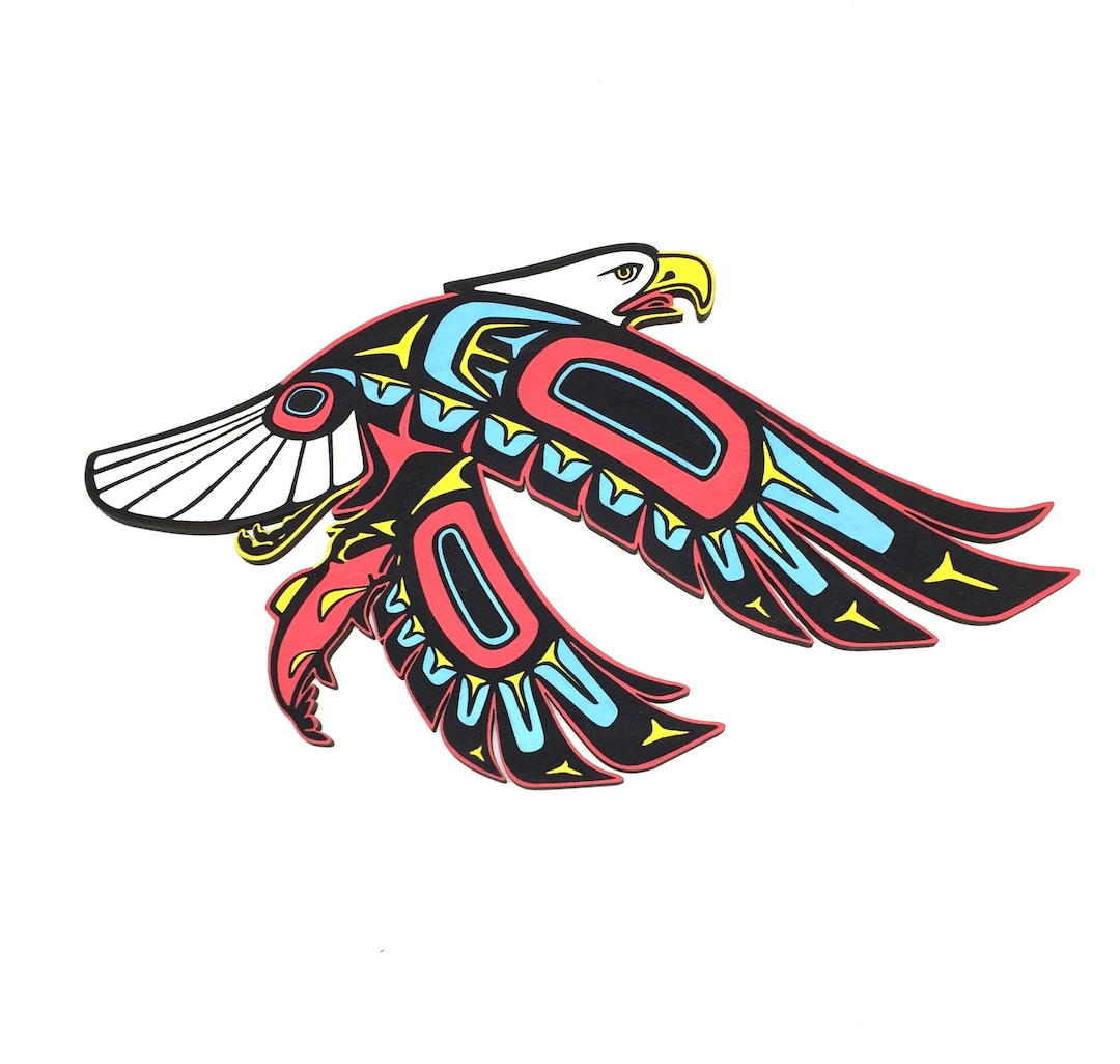 Native American Bald Eagle Wall Art - Etsy