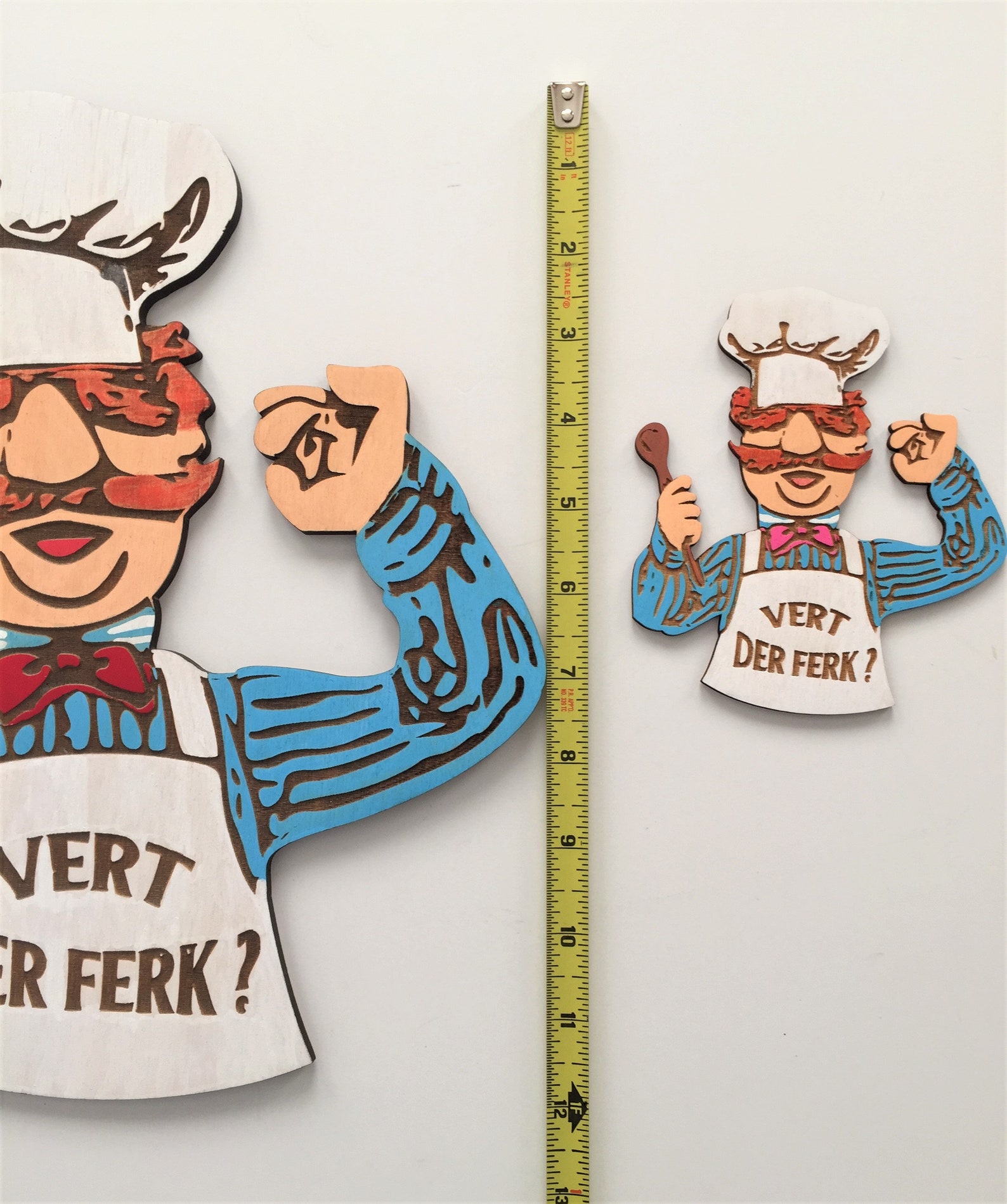 Vert Der Ferk Sign Magnet Wall Art Swedish Chef | Etsy