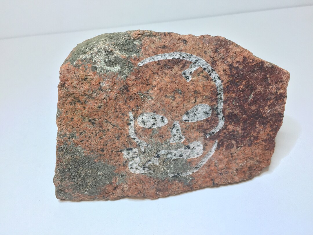 Slightly Stoopid SKULL Petroglyph Rock, Rocky Mountain Colorado Granite ...
