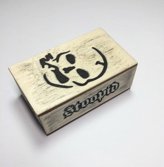 Slightly Stoopid Skull Magnetic Pencil Holder - Etsy