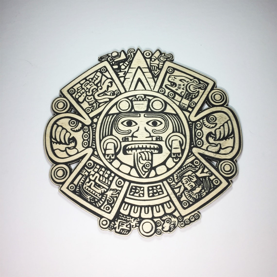 Aztec Sunstone Wall Art Small Accents - Etsy