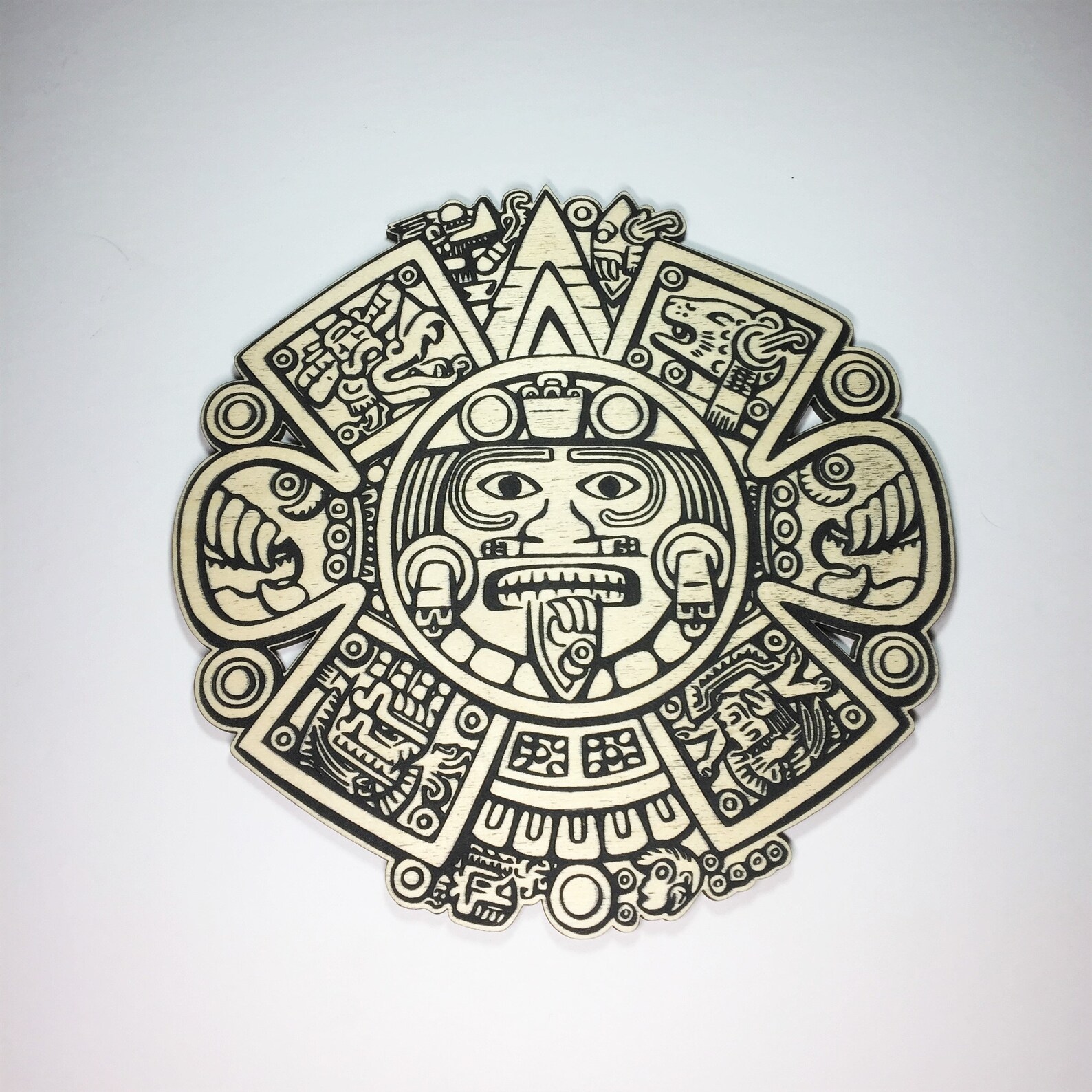 Aztec Sunstone Wall Art Small Accents - Etsy