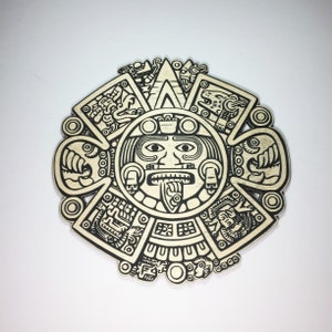 Aztec Sunstone Wall Art, Small Accents - Etsy