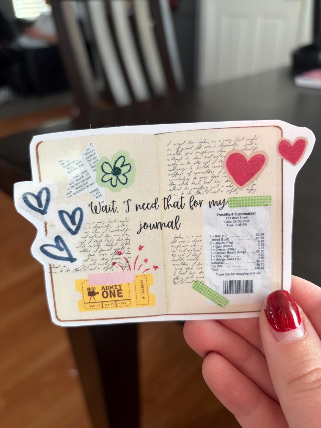 Junk Journal Sticker - Etsy