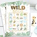 Jungle Bingo Printable Party Game - 30 Bingo Cards - Jungle Birthday Party Game - Animals Party ...