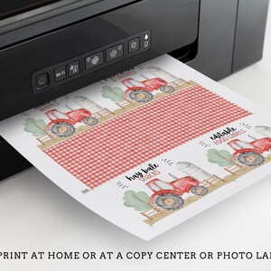 Editable Red Tractor Food Labels & Signs - Tractor Food Signs - Tractor ...