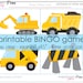 Construction Bingo Printable Party Game 30 Bingo Cards - Etsy