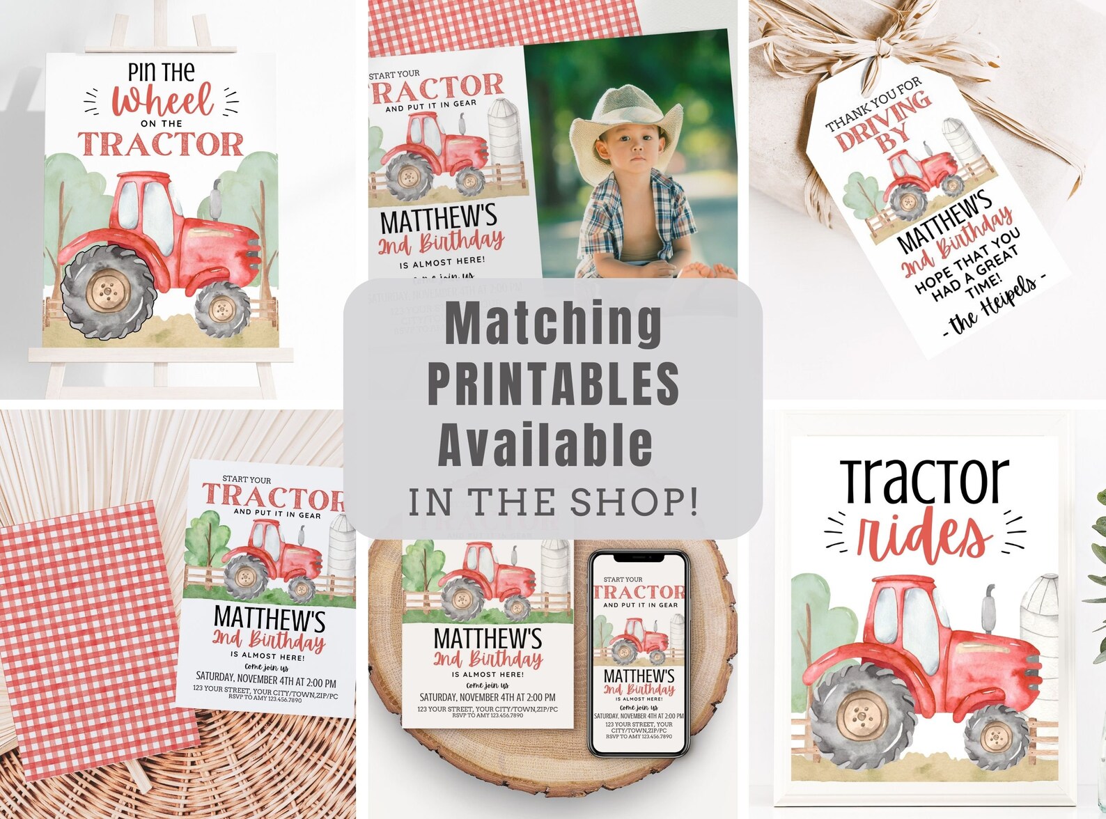 Editable Red Tractor Food Labels & Signs - Tractor Food Signs - Tractor ...