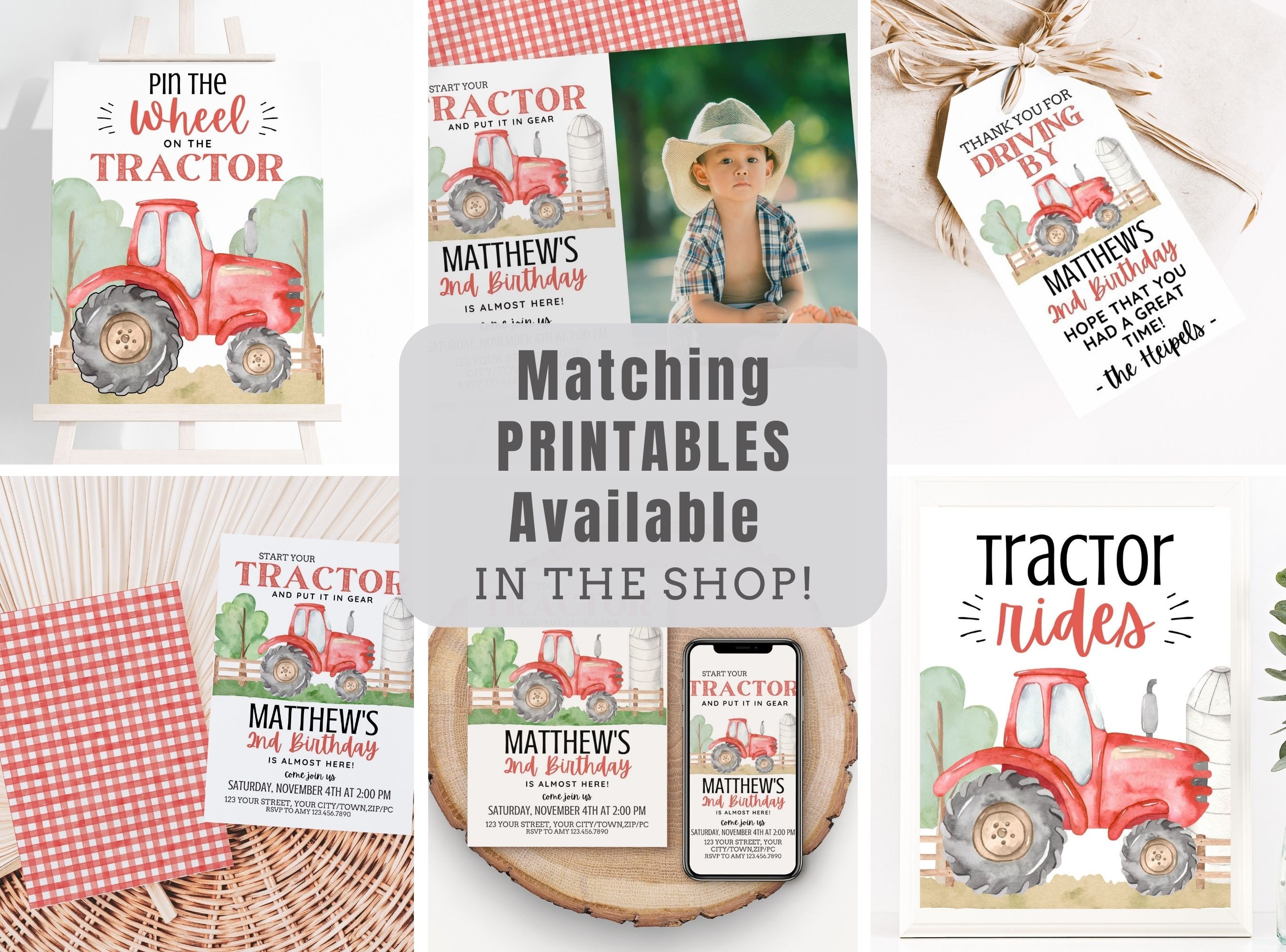 Editable Red Tractor Food Labels & Signs - Tractor Food Signs - Tractor ...