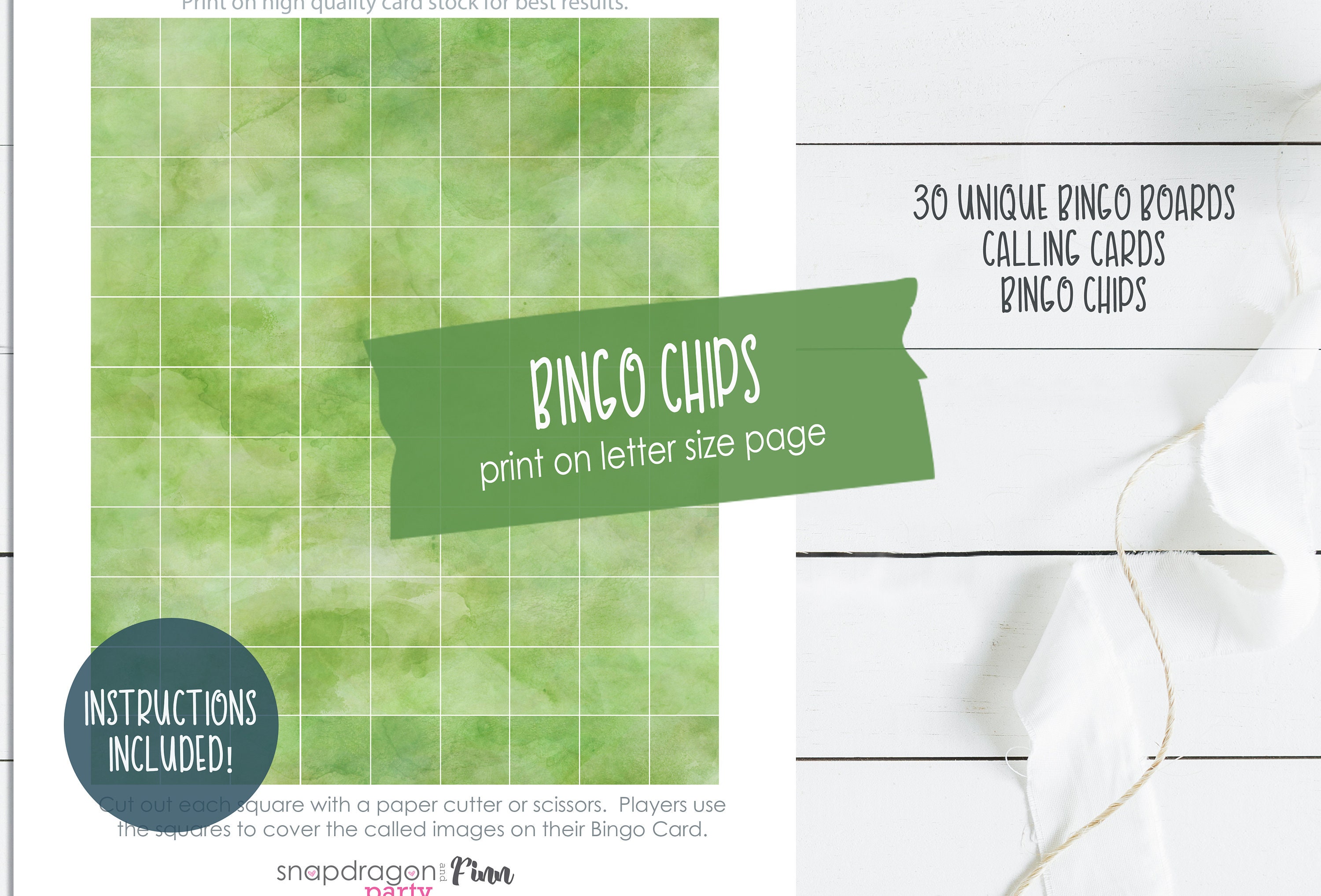 Bug Bingo Printable Party Game 30 Bingo Cards Bug Birthday | Etsy