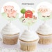 Farm Birthday Cupcake Toppers, Barnyard Favor Tags, Farm Birthday Party ...