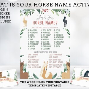 Horse Games & Activities Package - 6 Activities - Horse Birthday Games ...