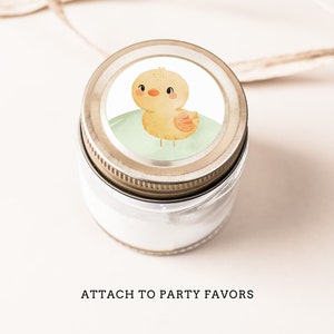 Farm Birthday Cupcake Toppers, Barnyard Favor Tags, Farm Birthday Party ...