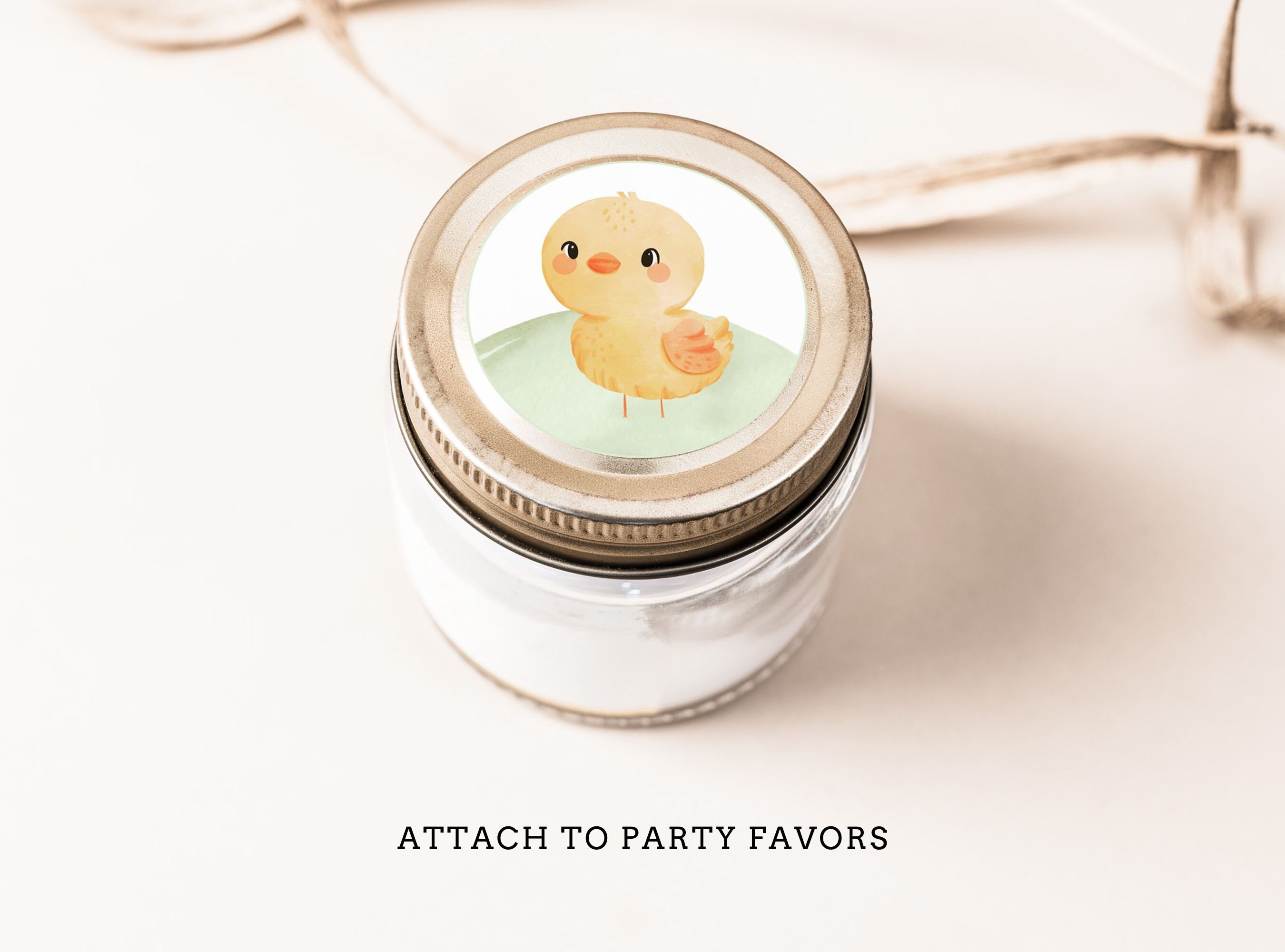 Farm Birthday Cupcake Toppers, Barnyard Favor Tags, Farm Birthday Party ...