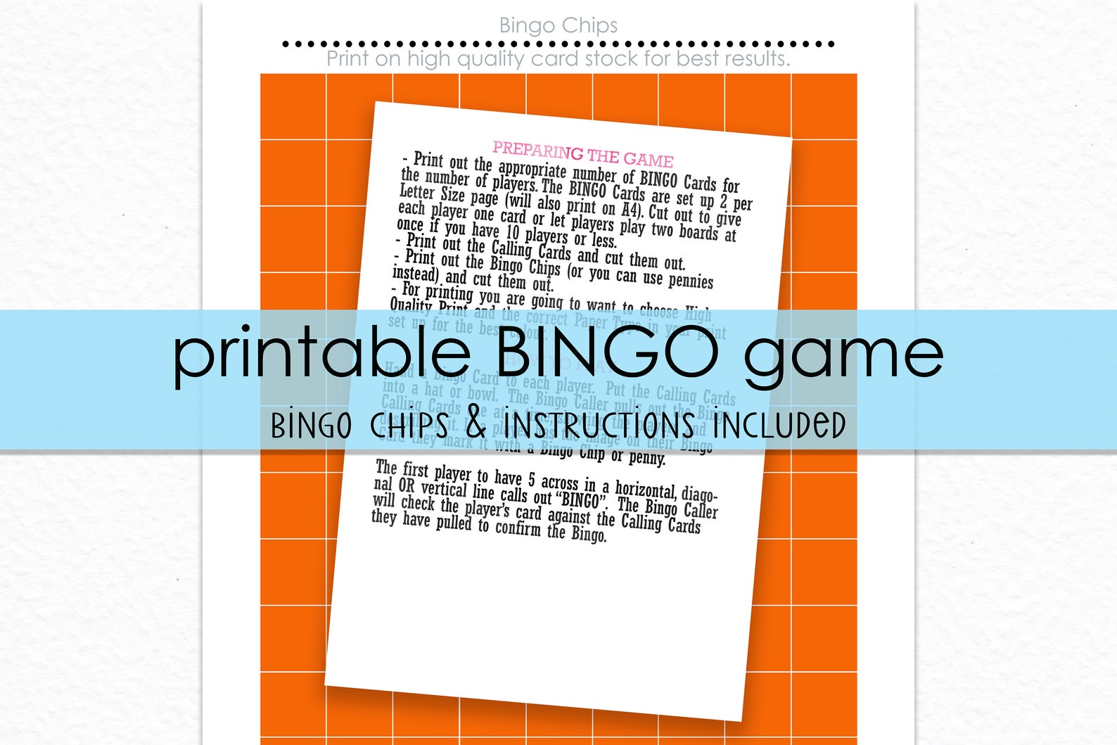 Construction Bingo Printable Party Game 30 Bingo Cards - Etsy