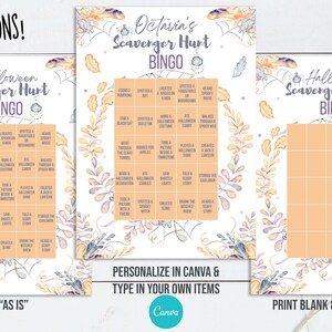 Halloween Scavenger Hunt Bingo - Printable Halloween Activity - Instant ...