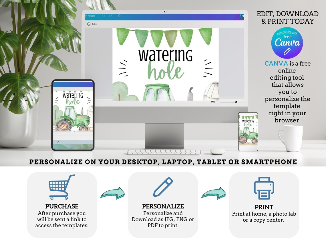 Editable Green Tractor Food Labels & Signs Tractor Food - Etsy