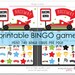 Racing Bingo Printable Party Game - 30 Bingo Cards - Race Car Bingo ...