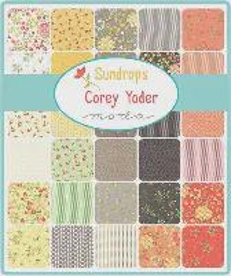 MODA SUNDROPS Jolly Bar - (42) 5" X 10" Rectangles - Cotton Quilt ...
