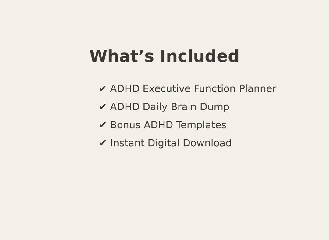 ADHD Starter Bundle for iPad | Digital ADHD Planner for Executive ...