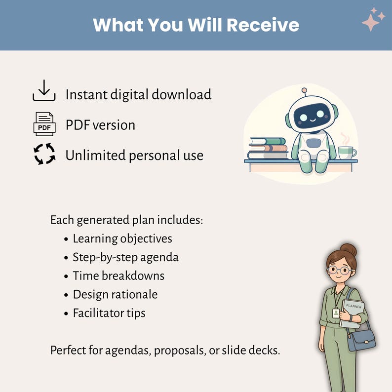 AI Prompt Pack for Professional Development | PD Workshop Planning ...