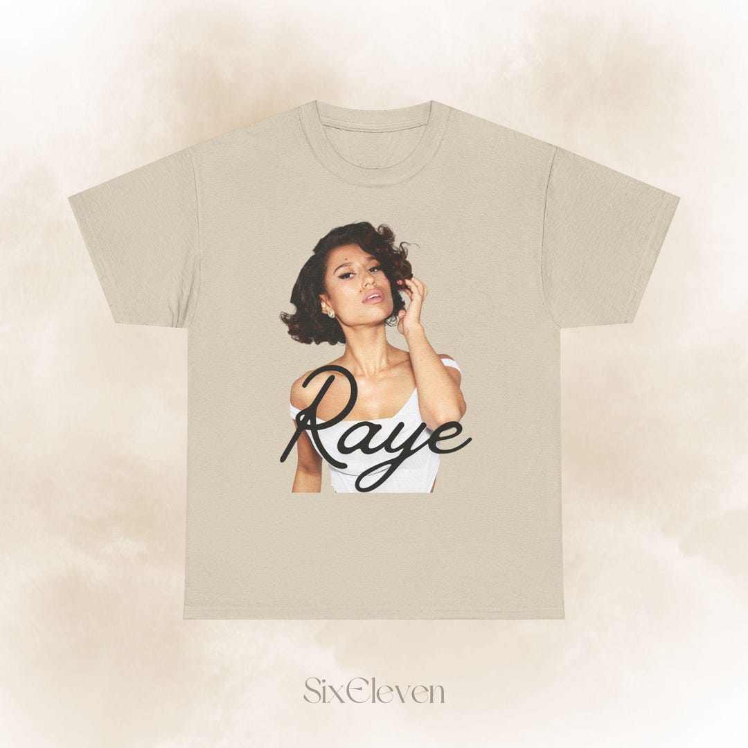 Raye Tour T-shirt - 'this Tour May Contain New Music' - 100% Cotton - Etsy