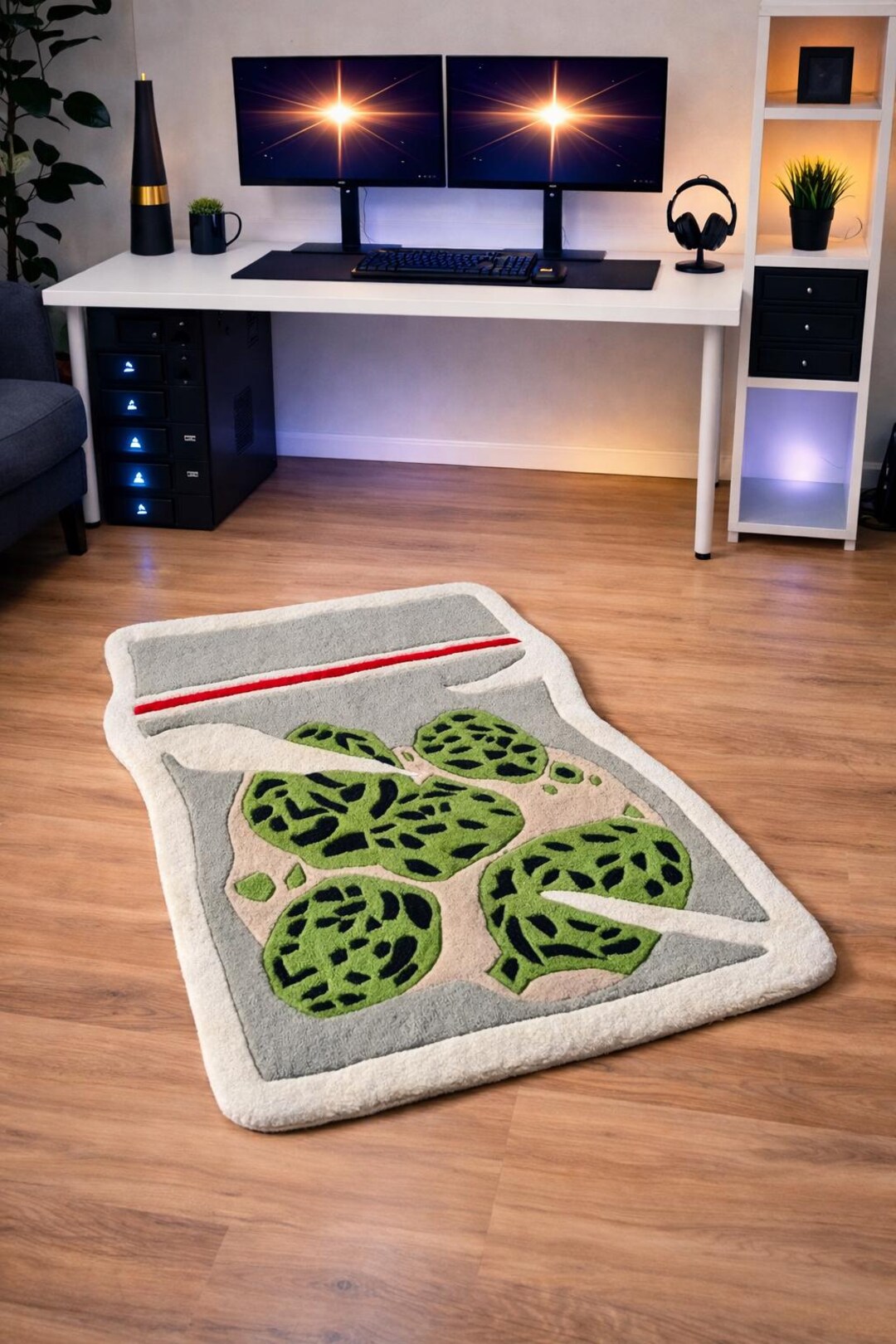 Tufted Pickle Jar Rug Handmade Kitchen Floor Decor - Etsy