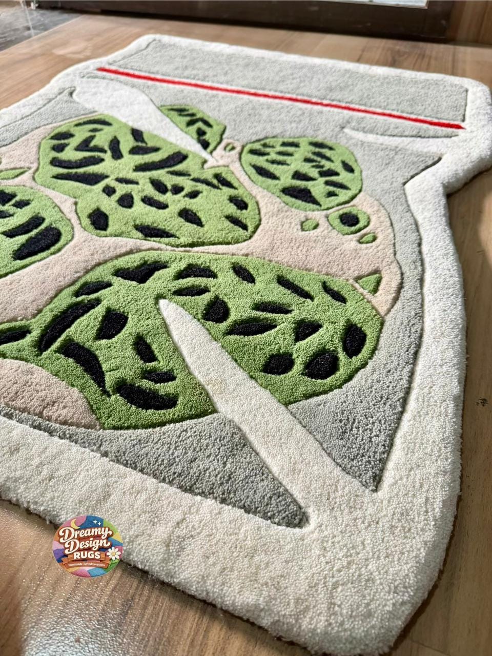 Tufted Pickle Jar Rug Handmade Kitchen Floor Decor - Etsy