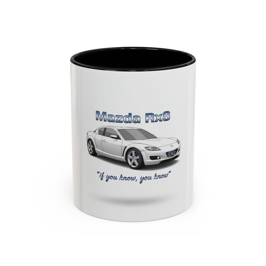 Mazda RX8 Illustration Mug | Accent Coffee Mug 11oz 15oz - Etsy