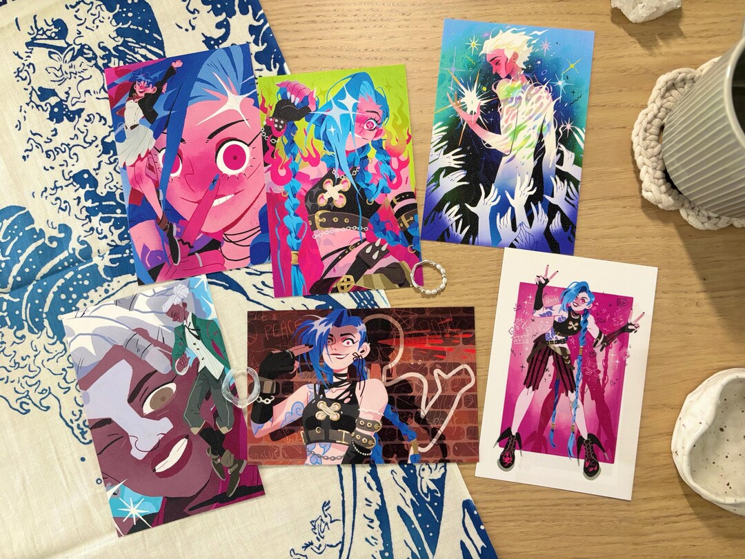 ARCANE | JINX | Shiny Postcard | Small Print 4x6 | 6 Designs - Etsy