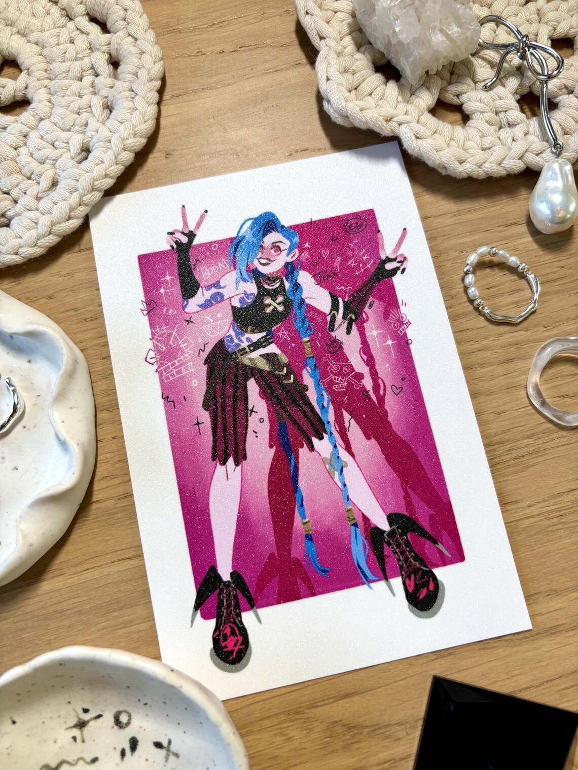 ARCANE | JINX | Shiny Postcard | Small Print 4x6 | 6 Designs - Etsy