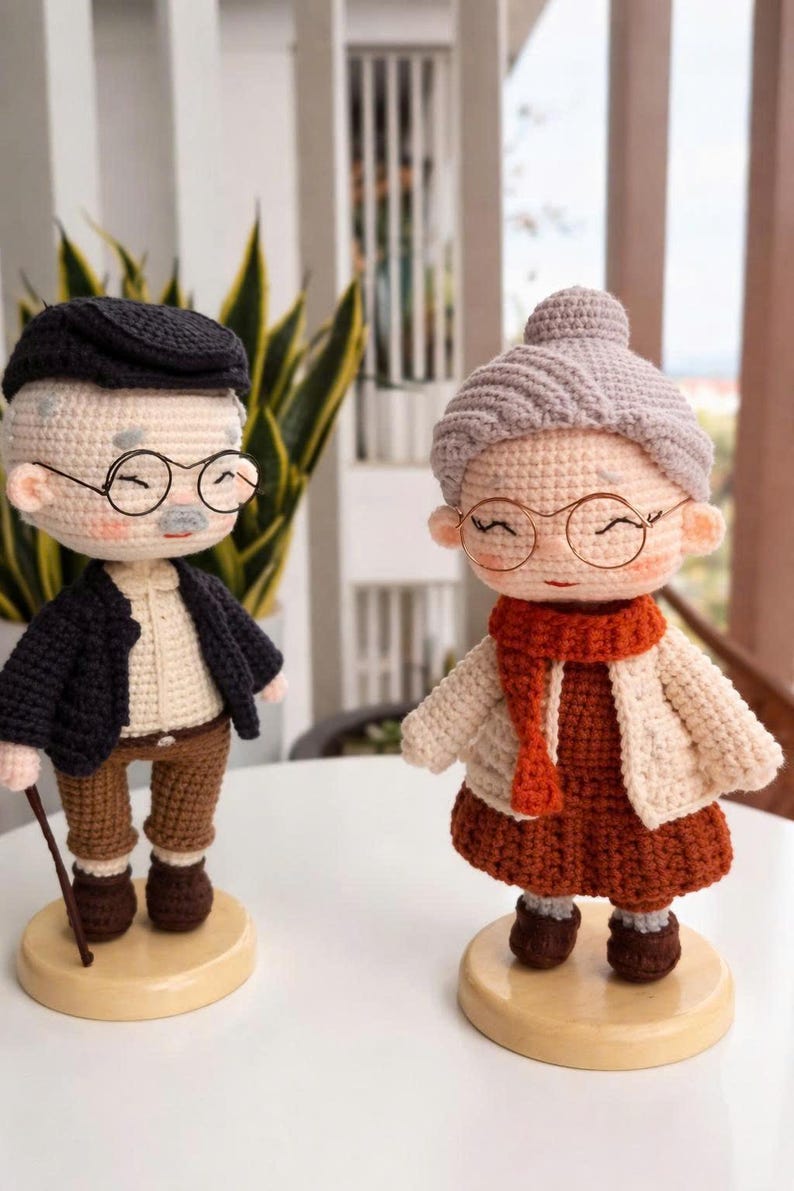 Custom Couple Crochet Dolls – Look-alike Portrait Dolls, Personalized ...